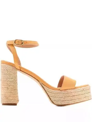 ANDREA GOMEZ 40mm Leather Platform Sandals