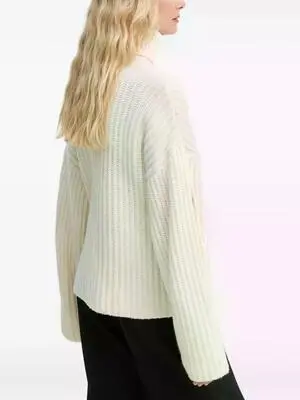 WON HUNDRED Ribbed Knit Button Detail Sweater