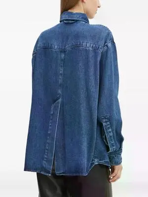WON HUNDRED Denim Button-fastening Shirt