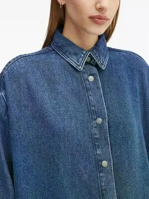 WON HUNDRED Denim Button-fastening Shirt