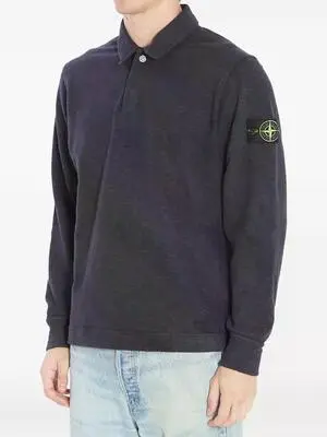 Stone Island Compass-detail Polo Shirt