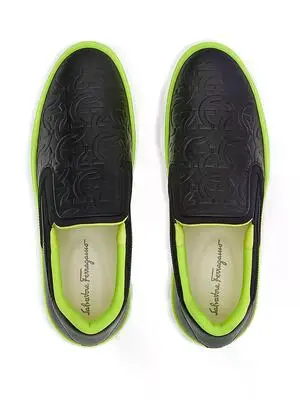 FERRAGAMO Embossed Logo Slip-on