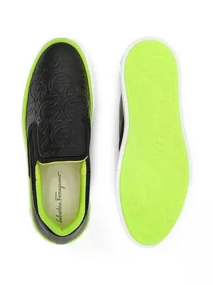 FERRAGAMO Embossed Logo Slip-on