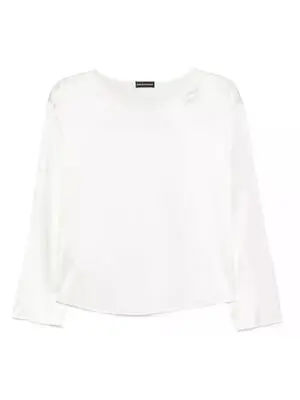 Emporio Armani Long-sleeve Blouse - White