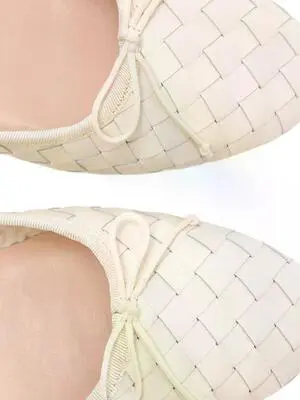 LOEFFLER RANDALL Leonie Woven Ballet Flats - Neutrals