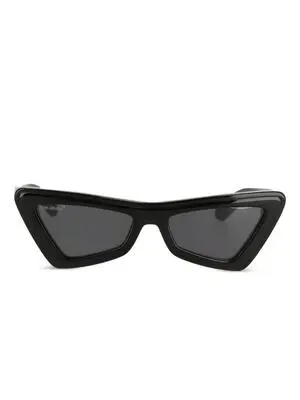 Off-White Triangular-frame Tinted Sunglasses - Black