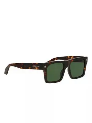 Off-White Tortoiseshell Square Frame Sunglasses