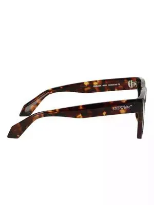 Off-White Tortoiseshell Square Frame Sunglasses