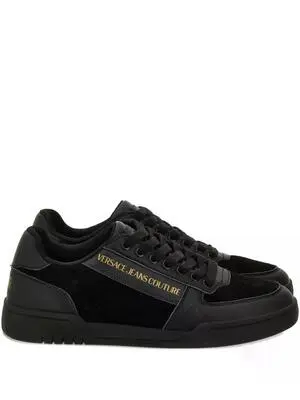 Versace Logo Leather Sneakers