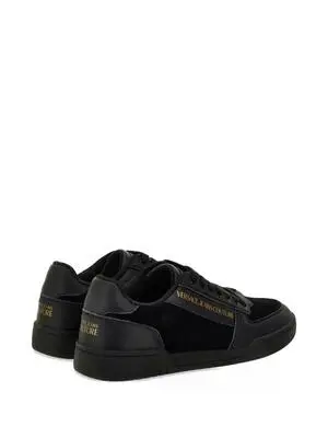 Versace Logo Leather Sneakers