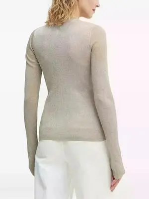 A.L.C. Ribbed Long-sleeve Cardigan