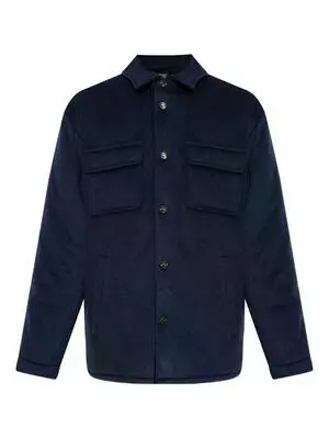 Etro Patch-pocket Cashmere Jacket - Blue
