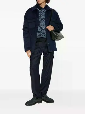 Etro Patch-pocket Cashmere Jacket - Blue