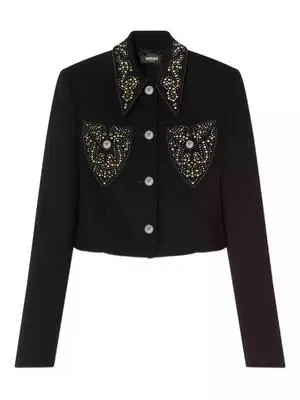 Versace Embellished Jackets For Women