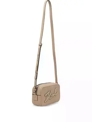 Karl Lagerfeld Embossed-logo Shoulder Bag