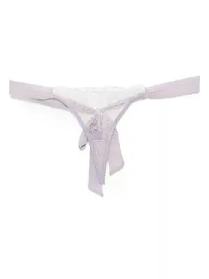 Kiki De Montparnasse Cadeau Thong - Purple