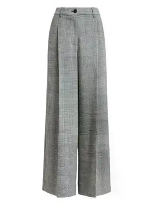 Essentiel Antwerp Check-pattern Trousers