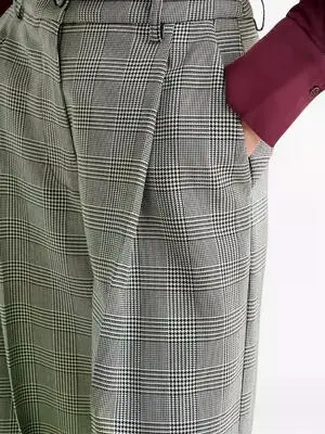 Essentiel Antwerp Check-pattern Trousers