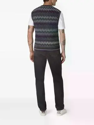 Missoni Chevron-pattern V-neck Sweater Vest