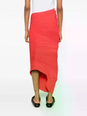 Issey Miyake Knit Pleated Maxi Skirt