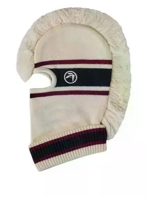 AMBUSH Fringed-trim Balaclava - White