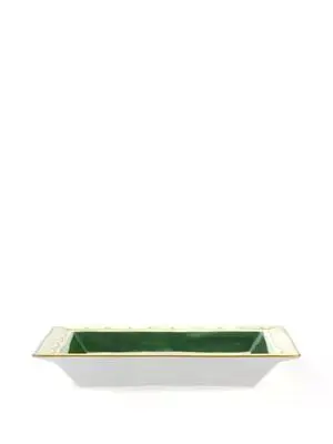 GINORI 1735 Printed Gold-trim Tray