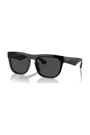 Burberry Sunglasses With A Square Acetate Frame - Black