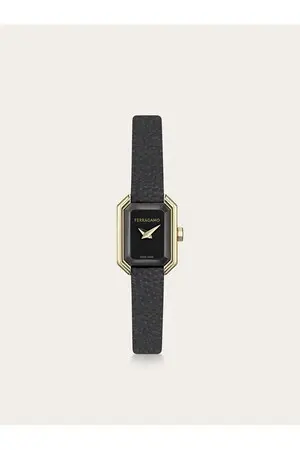 FERRAGAMO Crystal Petite Watch - Black