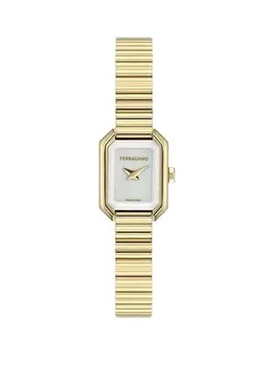 FERRAGAMO Crystal Petite Watch - White