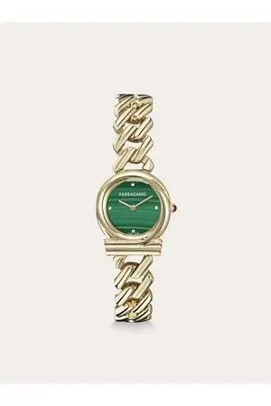 FERRAGAMO Gancini Twisted Watch - Gold