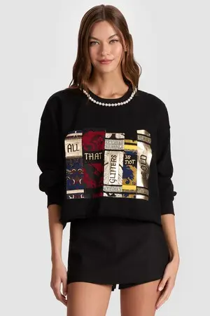 Alice + Olivia Randy Graphic Sweatshirt