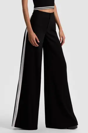Alice + Olivia Nessi Trouser With Side Stripe