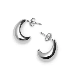 MISSOMA Savi Dome Mini Hoop Earrings - Silver