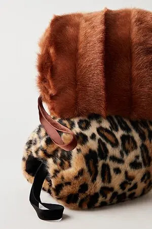 Anna Sui Leopard Faux Fur Muff
