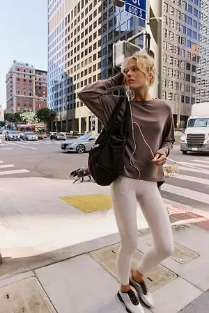 Free People Pass It On Layer Top - Chocolate