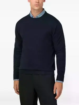 Boggi Milano Crew-neck Jumper - Blue