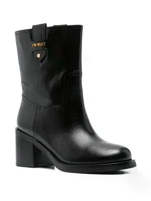 TWINSET 70mm Block-heel Ankle Boots