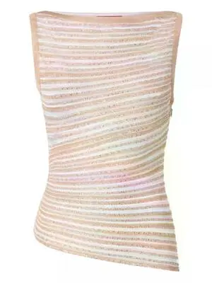 Missoni Stripe Embellished Sleeveless Top