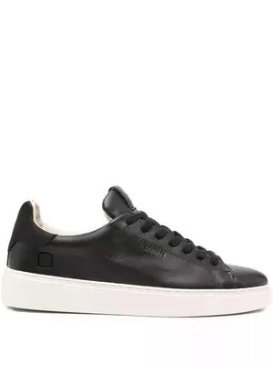 D.a.t.e. Levante Leather Lace-up Sneakers - Black