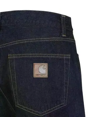 Carhartt Work In Progress Logo-patch Denim Jeans
