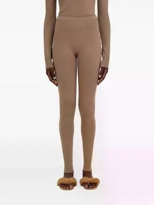 FERRAGAMO Elasticated-waistband Virgin-wool Leggings