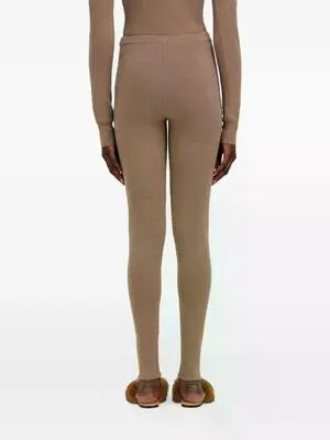 FERRAGAMO Elasticated-waistband Virgin-wool Leggings
