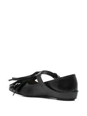 Toga Buckle-fastening Ballet Flats With Tassels