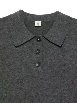 THE GARMENT Como Button Polo Top - Grey