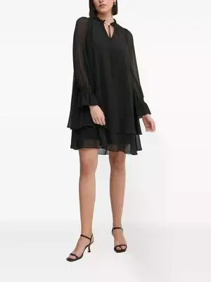 JOOP! Frill-neck Layered Mini Dress