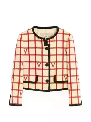 Valentino Garavani Checked Jackets For Women