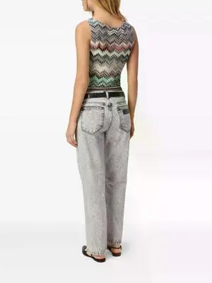 Missoni Zigzag-pattern Sleeveless Top