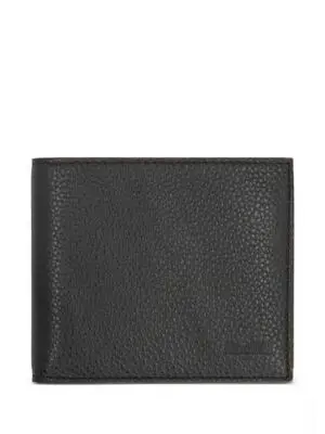 MOORER Grained-leather Wallet - Black