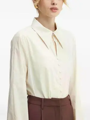 BRUUNS BAZAAR Embellished Wide-cuff Shirt