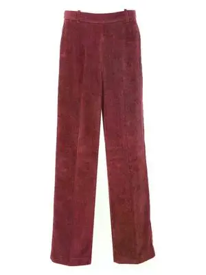 CIRCOLO 1901 Corduroy Straight-leg Trousers - Red